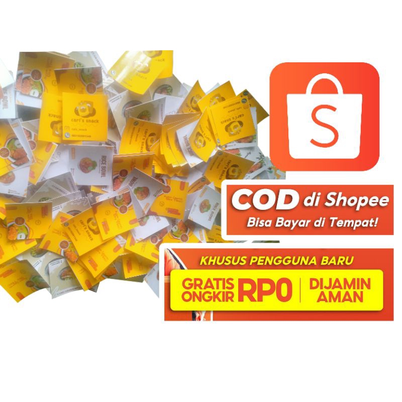 Jual Cetak Stiker Label Kemasan Produk Botol & Plastik Jualan Berbagai ...