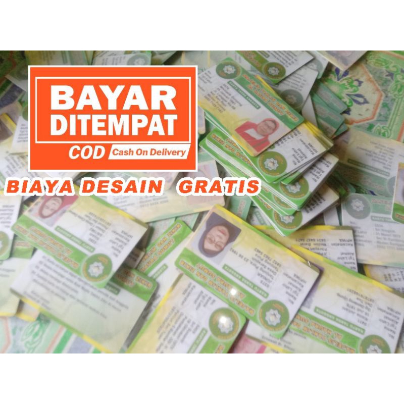 Jual Cetak Id Card Kartu Pengenal Pelajar Tanda Mahasiswa BPJS Vaksin ...