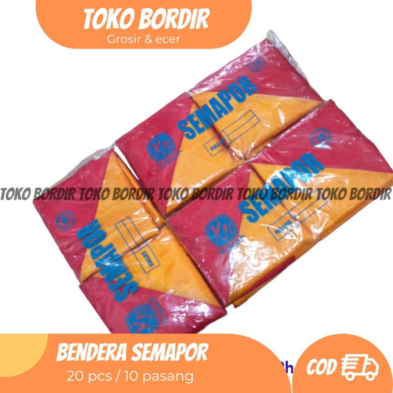 Jual Bendera semaphore 20 pcs / 10 pasang | Shopee Indonesia