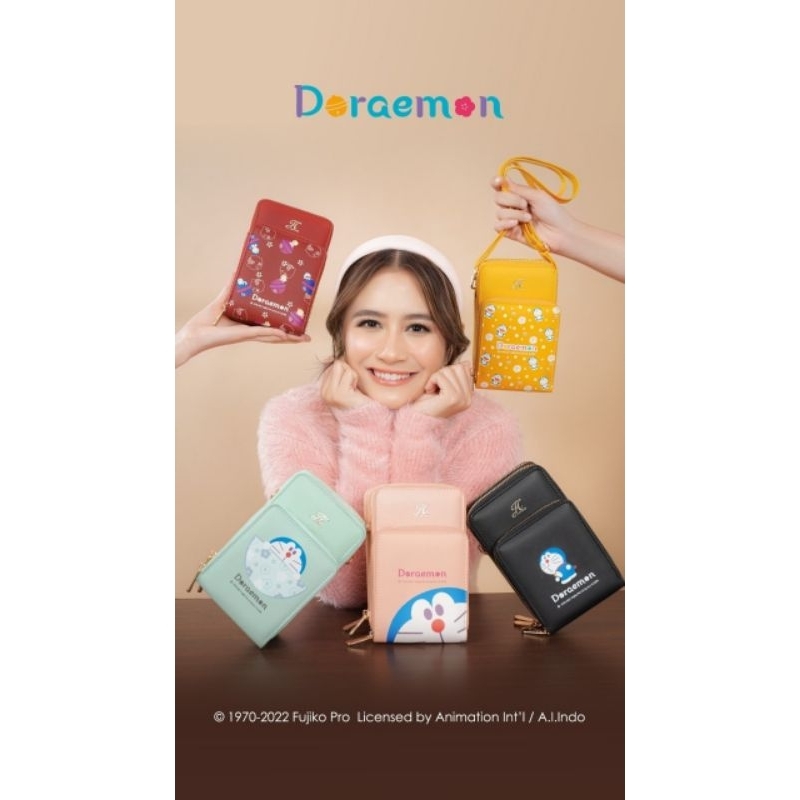 Jual DORAEMON TAS HAPE ANAK MINI BAG JIMS HONEY FREE BOX EXCLUSIVE ...