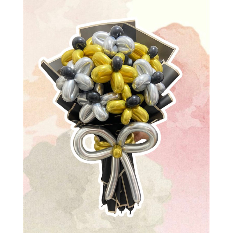 Jual buket balon tambahan wrapping buket balon / flower buket balon ...