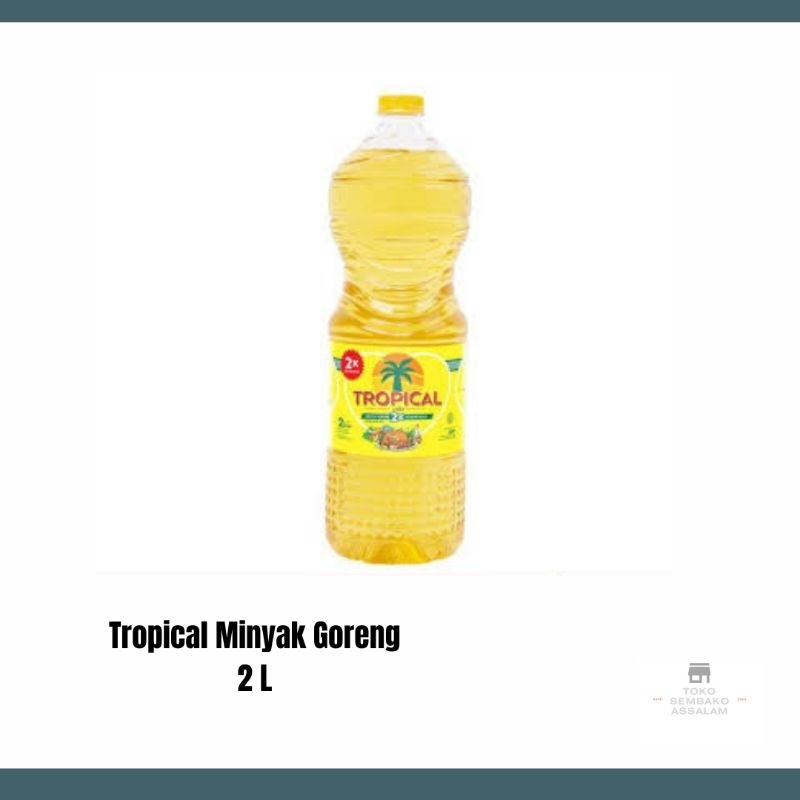 Jual Minyak Goreng Tropical Botol 2 L / Minyak goreng tropical / Minyak ...