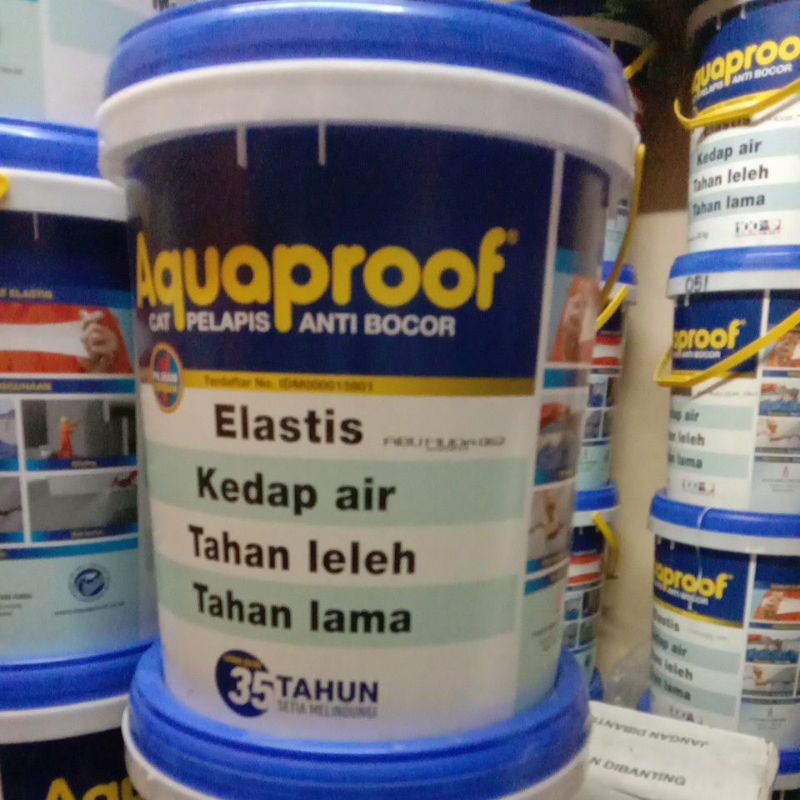 Jual AQUAPROOF CAT PELAPIS ANTI BOCOR 20KG | Shopee Indonesia