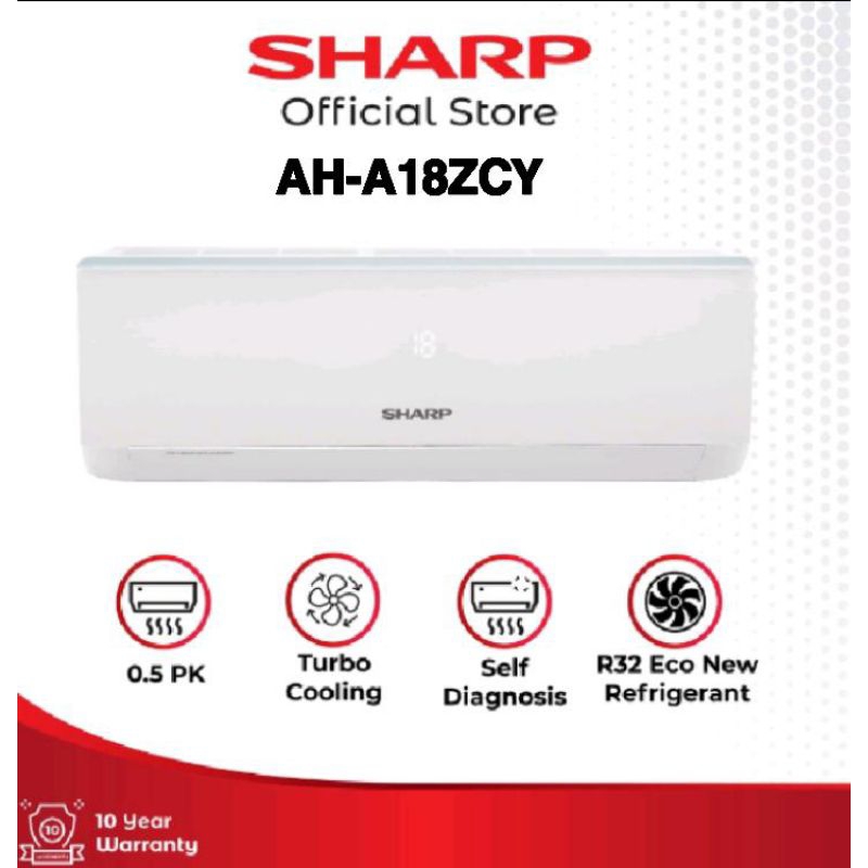 Jual AC SHARP 2PK AHA-18ZCY | Shopee Indonesia