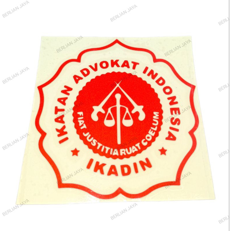 Jual Stiker Ikatan Advokat Indonesia Ikadin (IKADIN) 10 X 10 CM Full ...