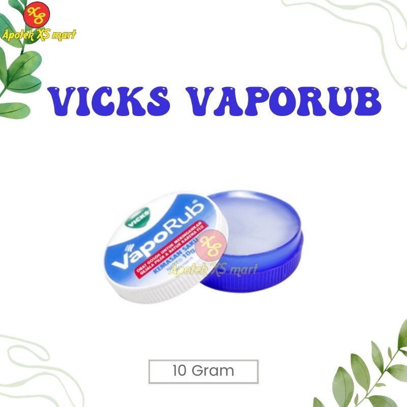 Jual VICKS VAPORUB 10 GRAM - MERINGANKAN GEJALA PILEK DAN BATUK ...
