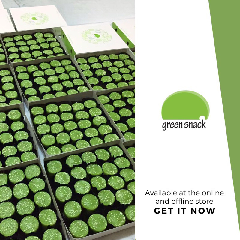 Jual Kue Ijo by Green Snack - 12 pcs (kemasan mika) | Shopee Indonesia