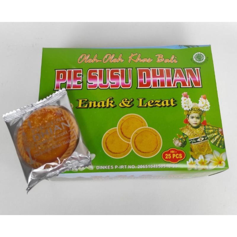 Jual 25pcs Pie Susu Dhian Original Oleh-Oleh Khas Bali | Shopee Indonesia
