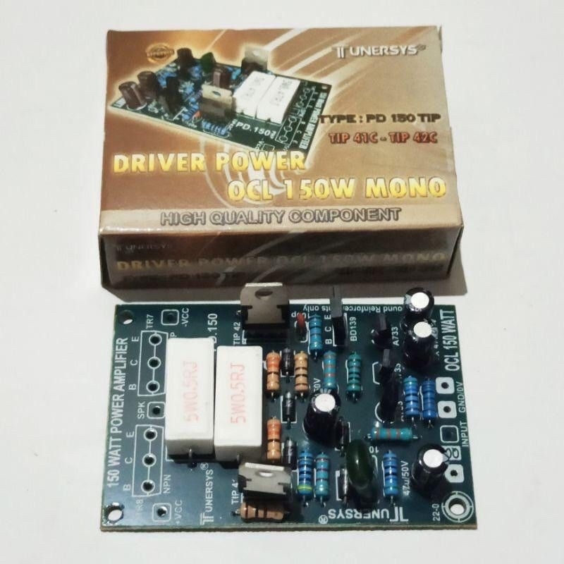 Jual kit Driver Power 150 Watt Mono Tunersys | Shopee Indonesia