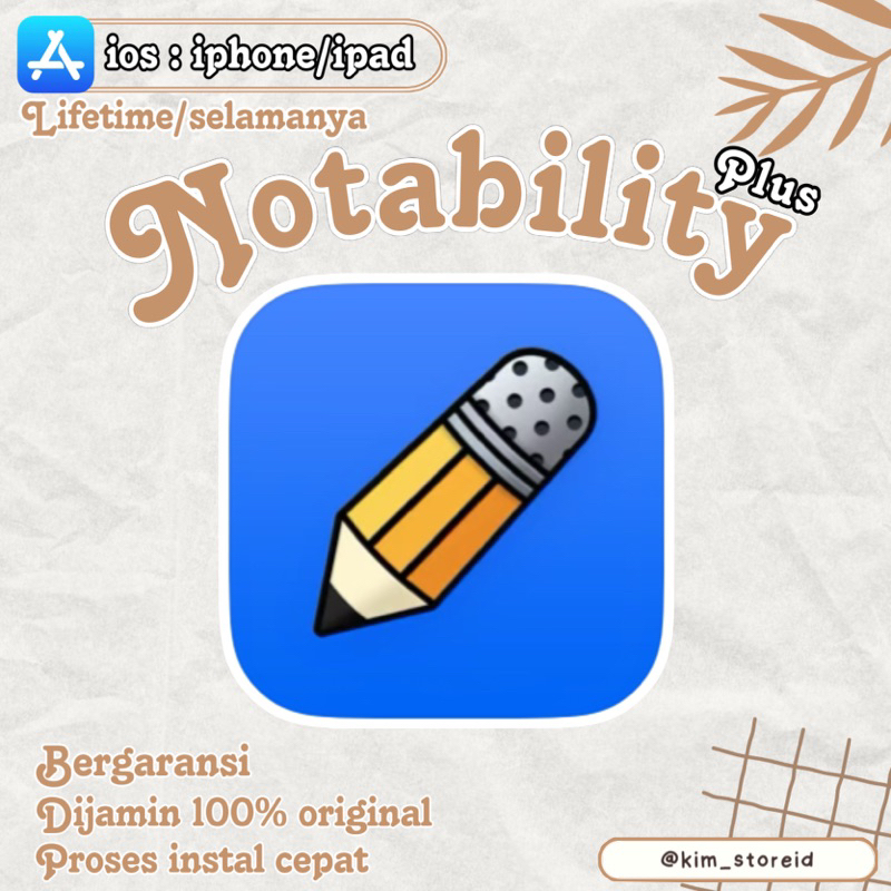Jual Notability Plus IOS - Selamanya (ORIGINAL) | Shopee Indonesia