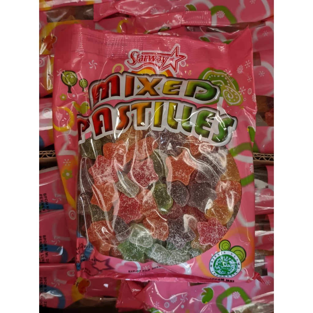 Jual PERMEN JELLY MIXED PASTILLES/PERMEN MIX FRUIT/MIX JELLY | Shopee ...