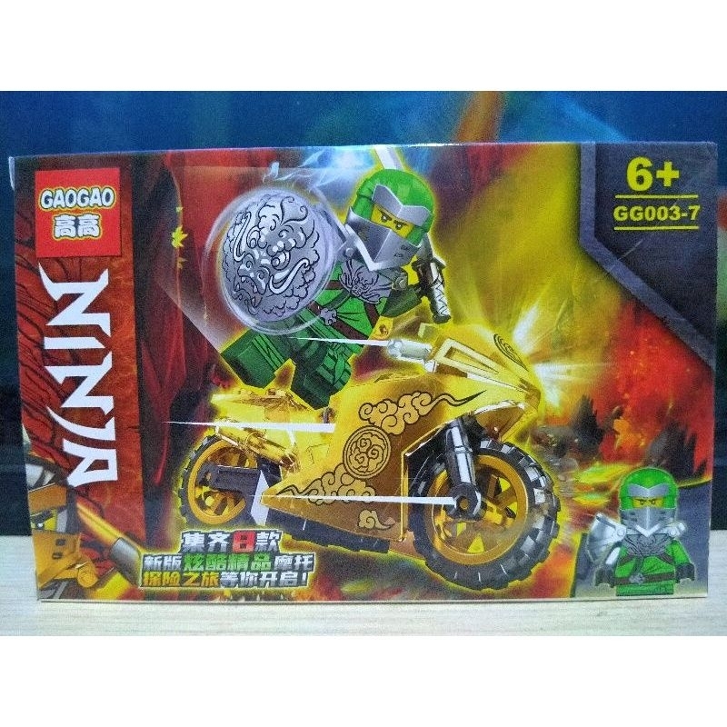 Jual Mainan Lego Ninja+Motor Full Aksesoris Shinobi Marvel Super Hero ...