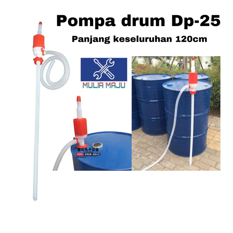 Jual pompa minyak manual DP-25 BESAR /HAND PUMP DRUM PVC MANUAL DP-25 ...