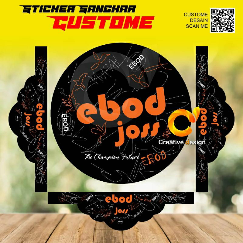 Jual STICKER DECAL MURAI BATU CUSTOM EBOD | Shopee Indonesia