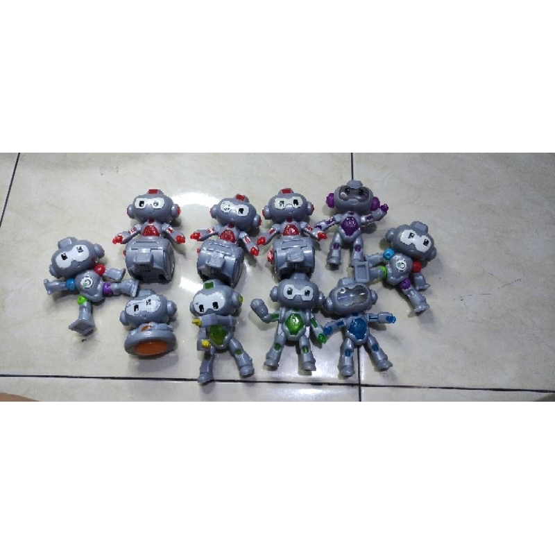 Jual Figure Happy Meal Discovery Robots McD PreLoved 10 pcs (Take All ...