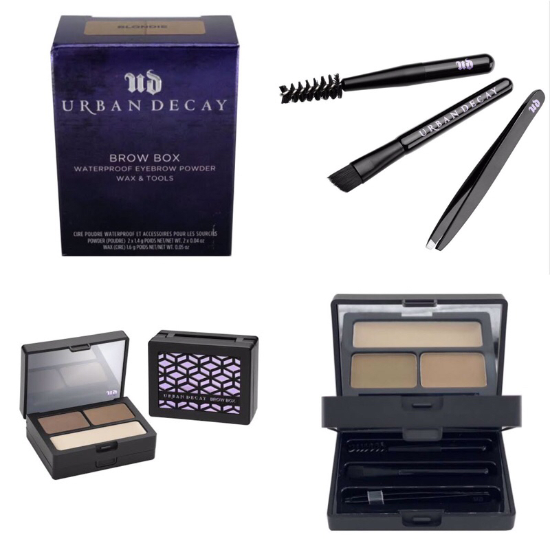 Jual Urban Decay Brow Box Waterproof Eyebrow Powder Blondie With Box ...