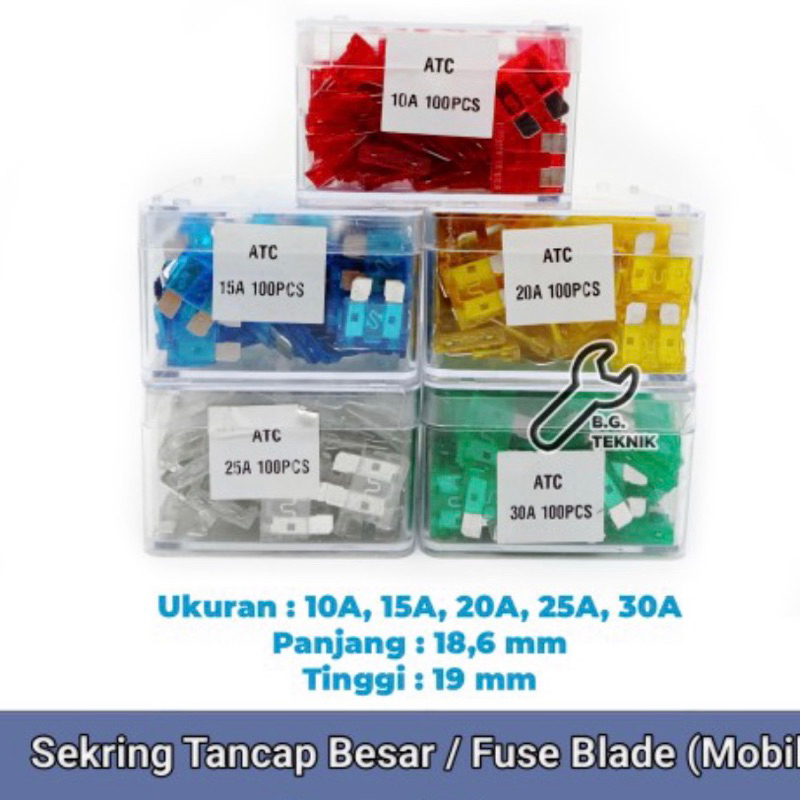 Jual Fuse sekring tancap mobil Besar | Shopee Indonesia