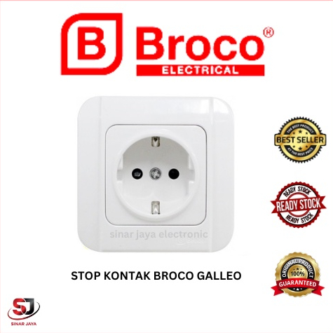 Jual BROCO STOP KONTAK TANAM GALEO / STOP KONTAK IB GALLEO BROCO / STOP ...