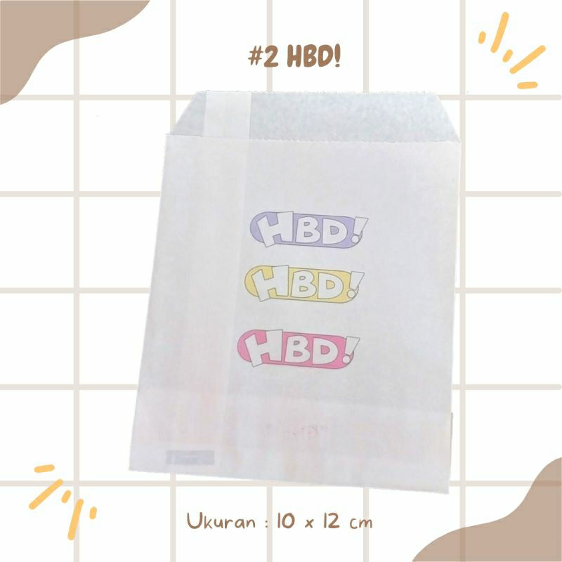 Jual (BISA CUSTOM) AMPLOP PACKAGING OLSHOP THANK YOU HAPPY BIRTHDAY ...