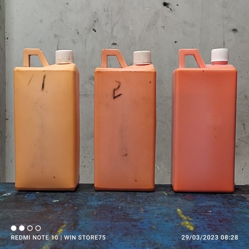 Jual Bahan karet tpr / pvc rubber siap pakai , warna oren / orange ...