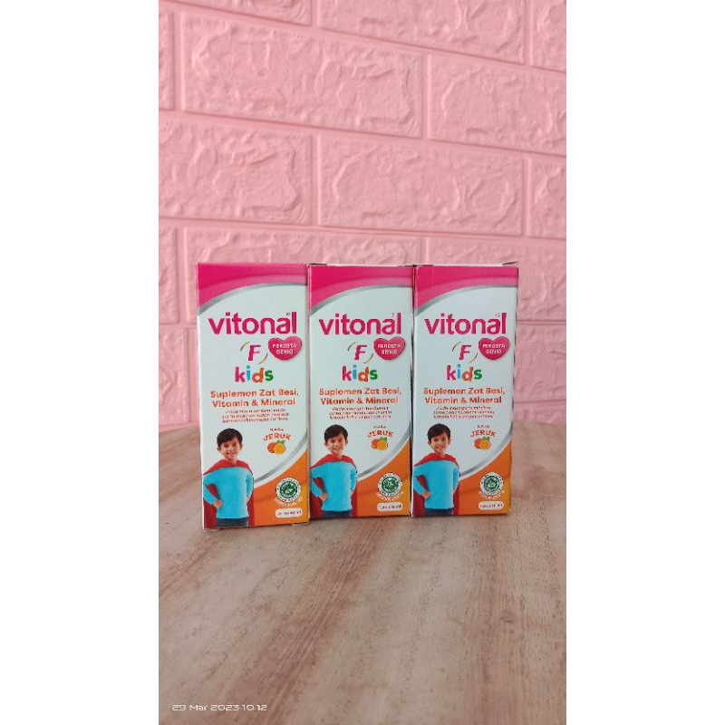 Jual vitonal f kids fg syr 60ml | Shopee Indonesia