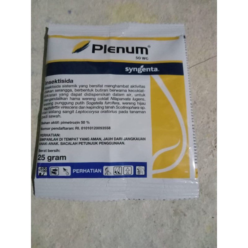 Jual insektisida PLENUM 50WG Singenta 25gr. | Shopee Indonesia