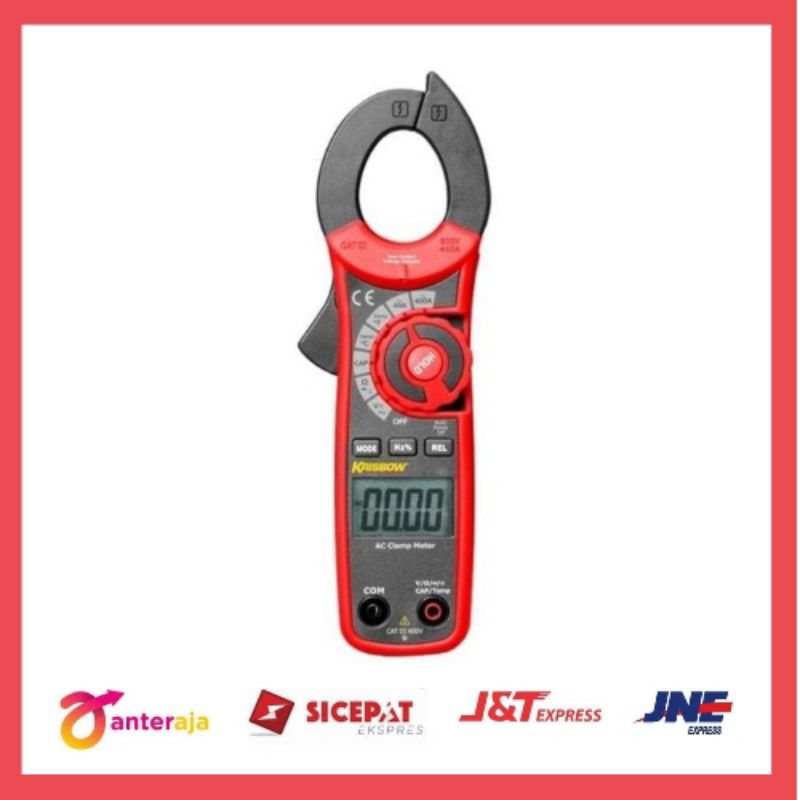 Jual Krisbow Clamp Meter Ac 400a / Alat ukur Arus Listrik | Shopee ...
