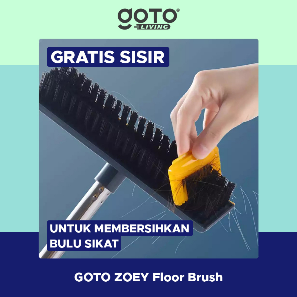 Jual Goto Zoey Sikat Lantai Ubin Toilet Kamar Mandi Gagang 2in1 ...