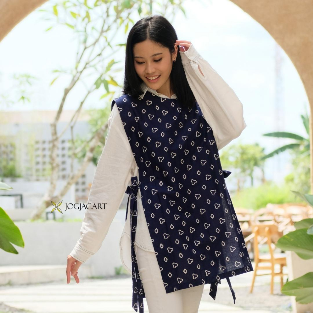 Jual JOGJACART - RENATTA Long Vest - Outer Bolero Batik Wanita Modern ...