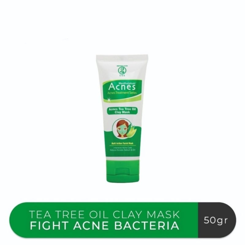 Jual Acnes Treatment Series Tes Tree Oil Clay Mask 50g | Shopee Indonesia