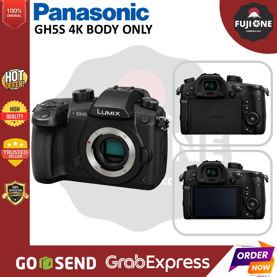 Jual Panasonic Lumix GH5S 4K Body Only Digital Camera | Shopee Indonesia