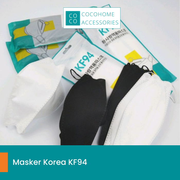 Jual Masker Korea KF94 Hitam Putih Abu isi 10 pcs | Shopee Indonesia