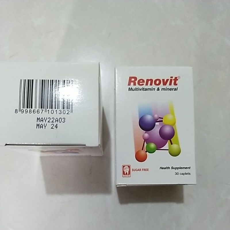 Jual Renovit Multivitamin & Mineral 30 Tablet | Shopee Indonesia