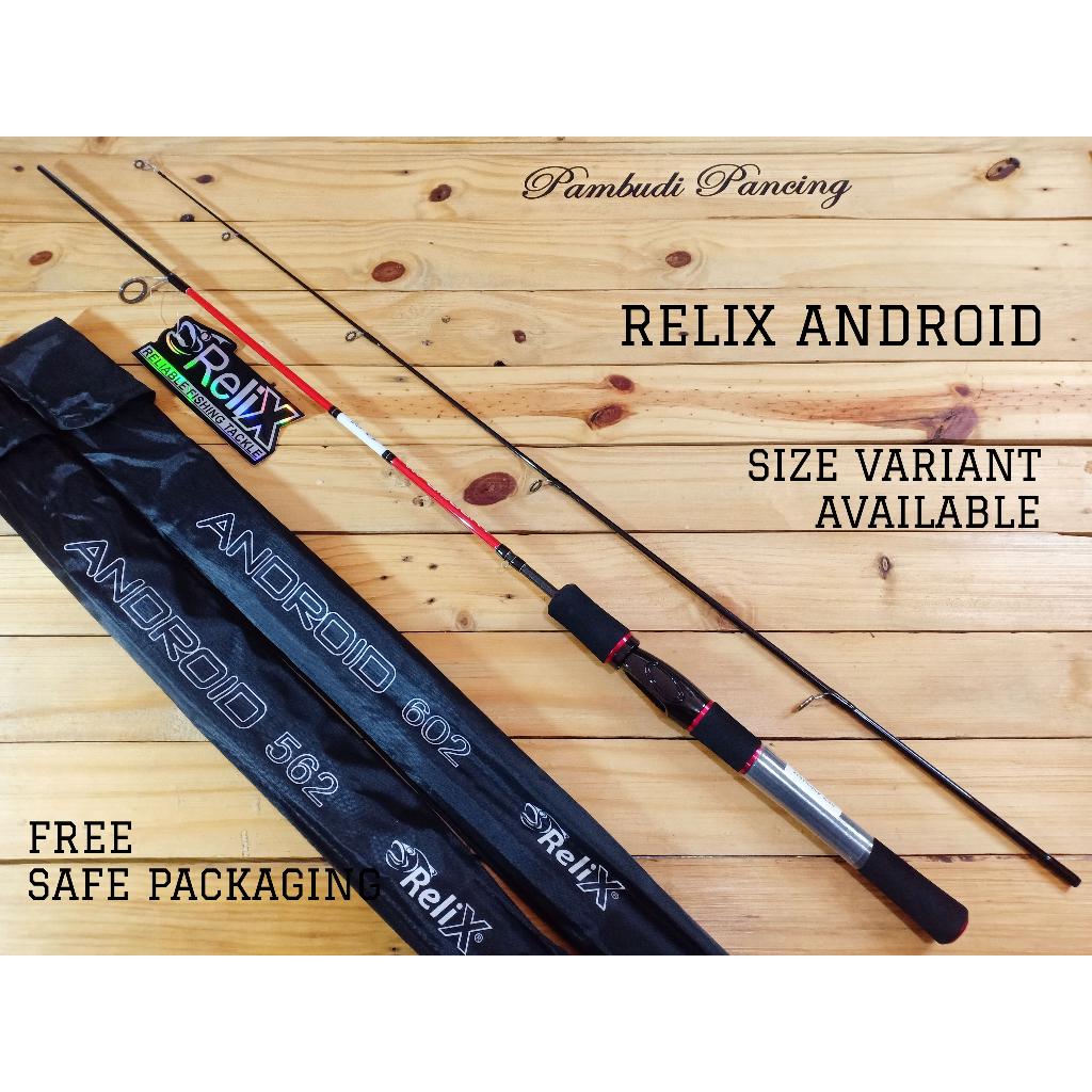 Jual RELIX | Joran RELIX ANDROID Fishing Rod Type Spinning - Size 562 ...