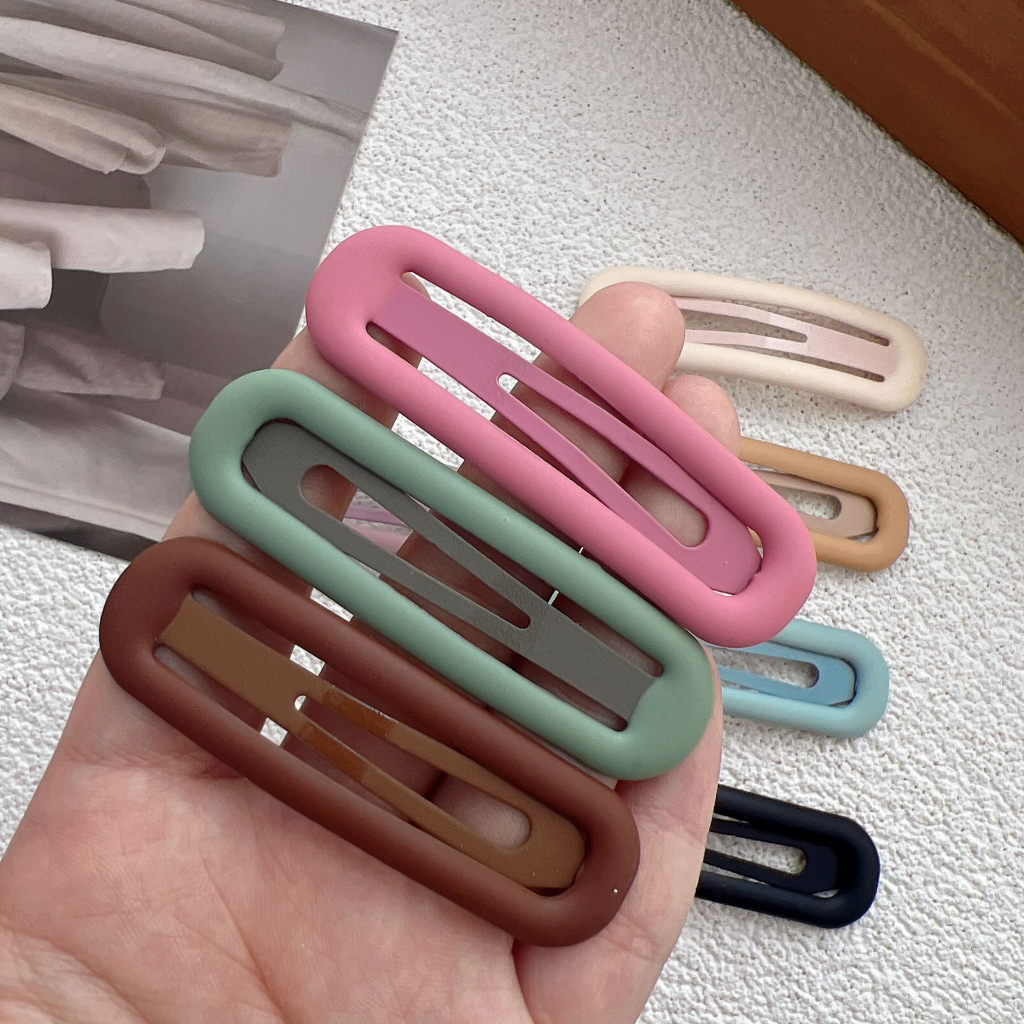 Jual JEPIT PIN PONI RAMBUT BASIC RETRO RECTANGLE PERSEGI SOLID SOFT ...