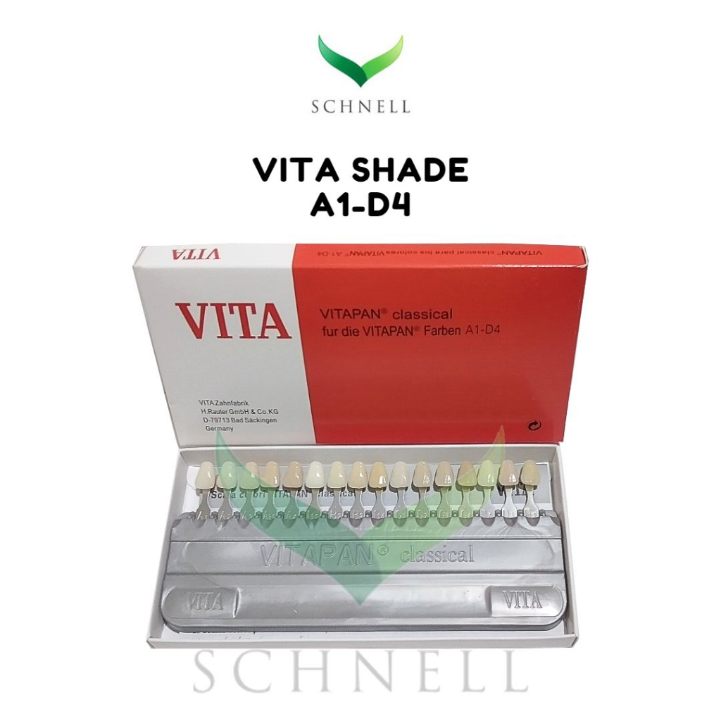 Jual Aurabaik Dental Shade Guide Vitapan Vita 16 Warna/Acuan Panduan ...