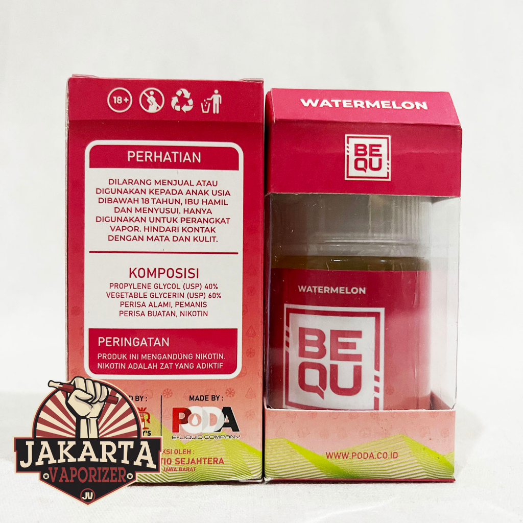 Jual BEQU WATERMELON 60ML 3MG BY RAYS DISTRIBUTION X FVS | Shopee Indonesia