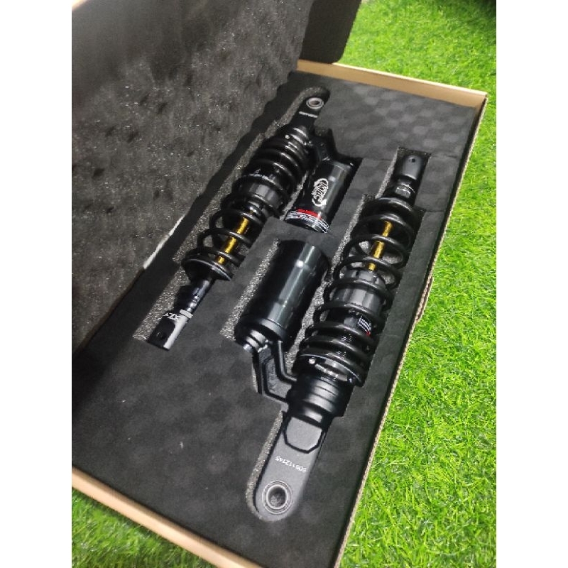Jual Shock Ktc Evo Hitam as gold pcx 160 size 360mm | Shopee Indonesia