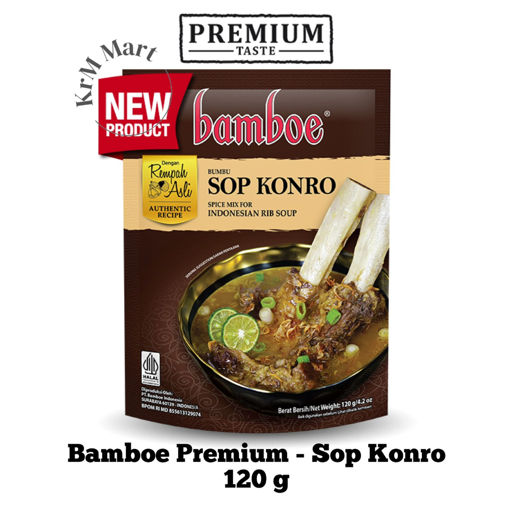 Jual Bamboe Premium Sop Konro 120 gr bambu bumbu instan sup rib 1 ...