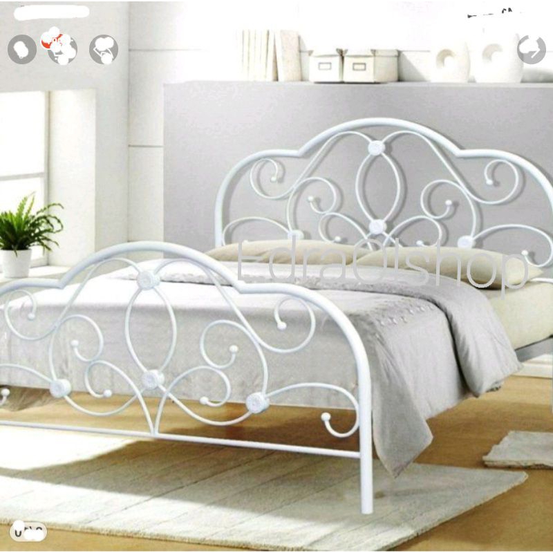 Jual Tempat Tidur Besi Klasik Divan Ranjang Modern Ethnik Minimalis ...