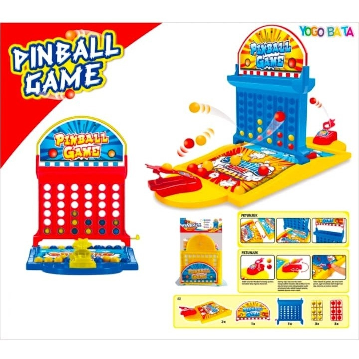 Jual MAINAN EDUKASI ANAK - PINBALL GAME PLAY SET / PINBALL BOARD GAME ...