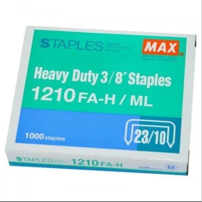Jual Isi Staples / Stapler Max 1210 FA-H/ML HD12N/13 12N/17 12L/17 12N ...