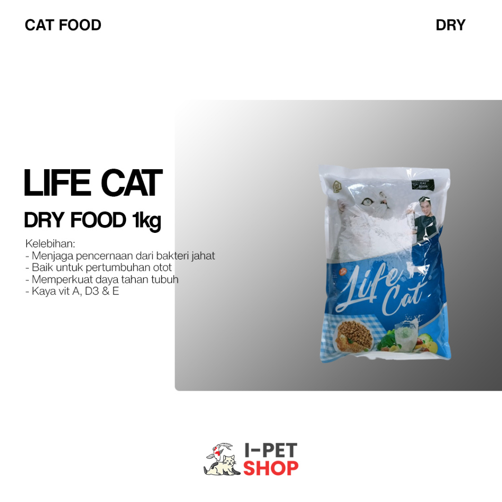 Jual Life Cat Dry Food 1kg | Shopee Indonesia