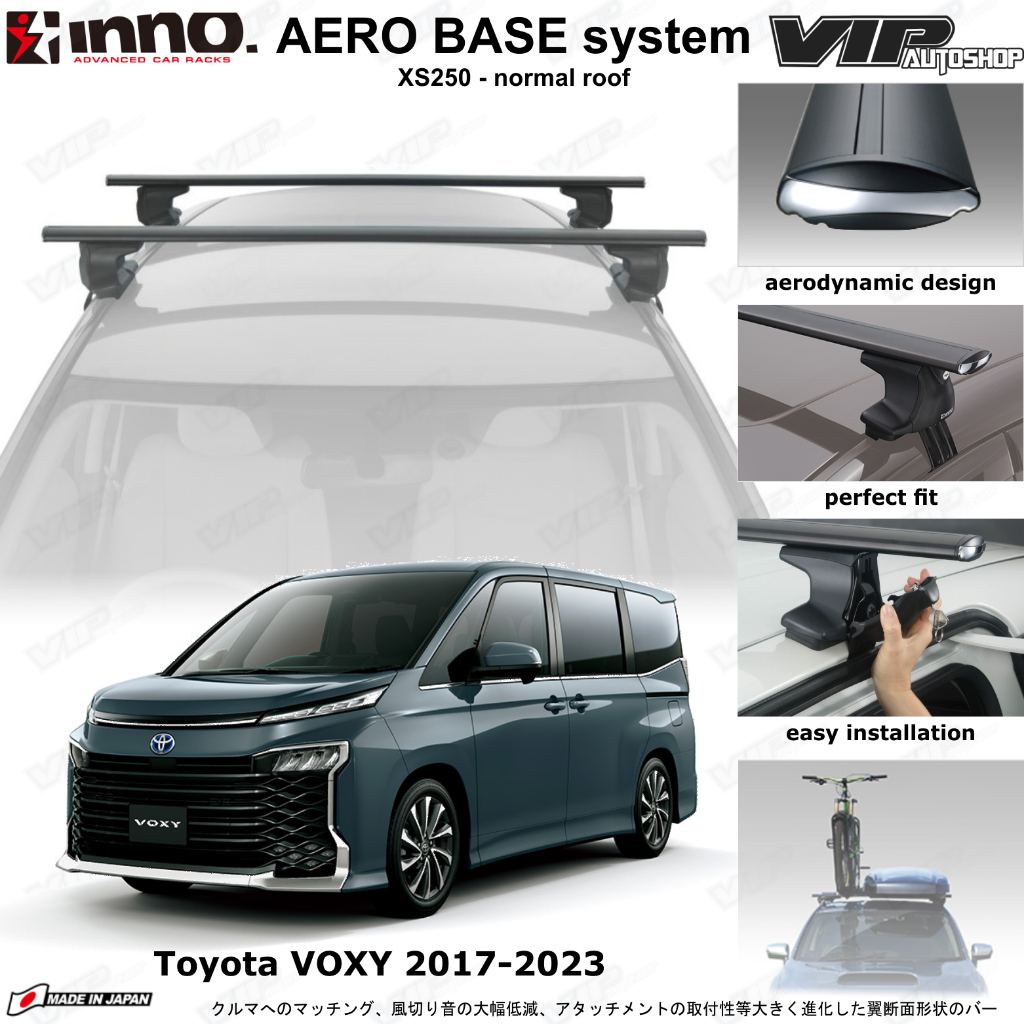 Jual Toyota VOXY crossbar INNO original made in JAPAN aero cross bar ...