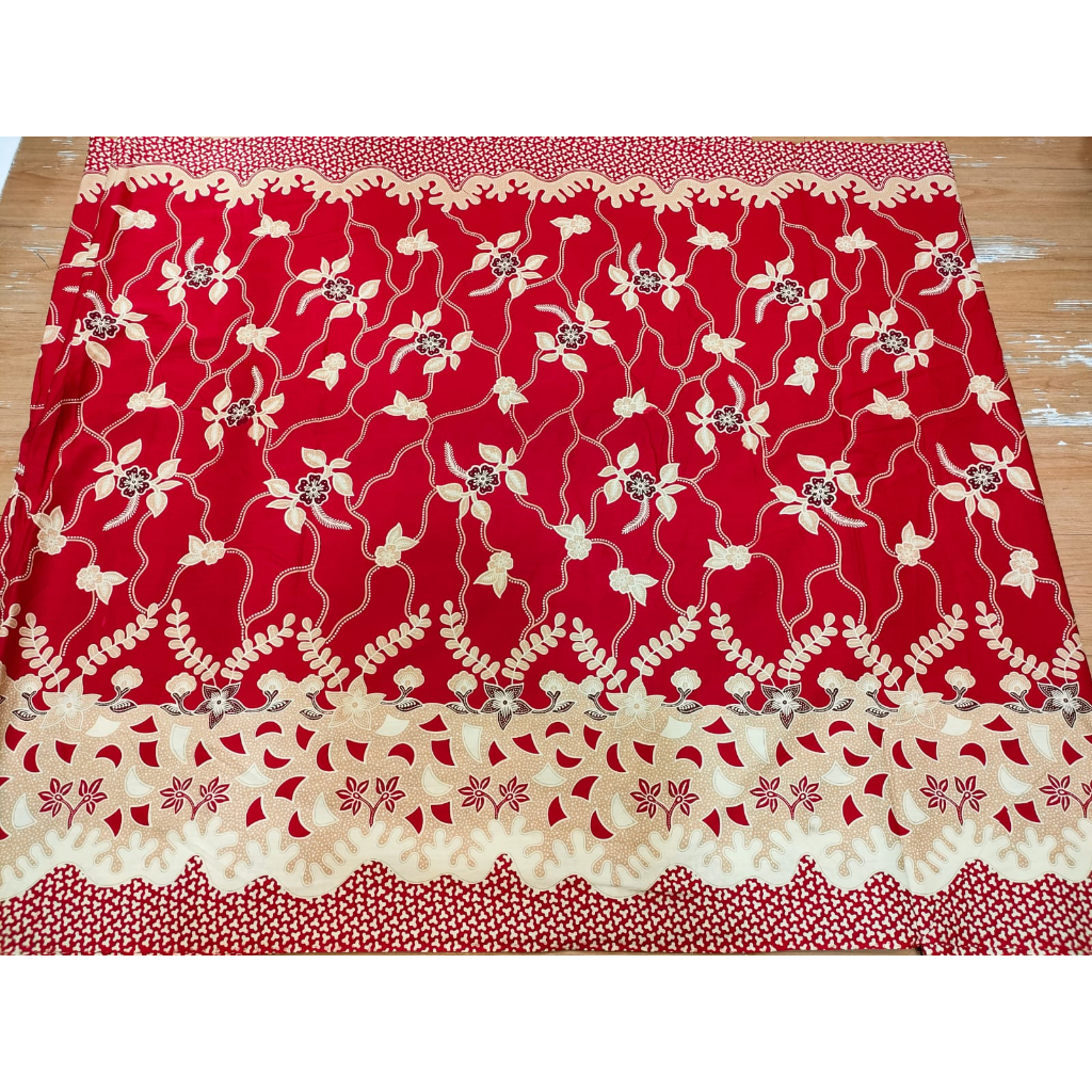 Jual Kain Batik SOLO (alusan limited stock) motif bunga anggrek ...