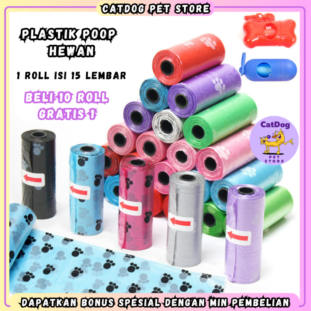 Jual Platik Sampah Kotoran Bahan Tebal Anjing Kucing / Kantong Plastik ...