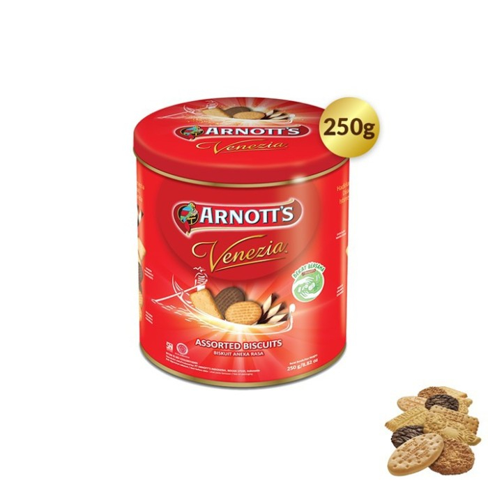 Jual Arnott's Venezia Tin Biskuit Kaleng 250gr | Shopee Indonesia