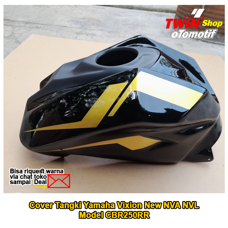 Jual COVER TANGKI VIXION NEW NVA NVL MODEL CBR250RR COVER TANGKI VIXION ...