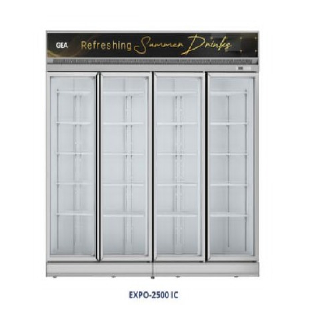 Jual DISPLAY COOLER EXPO-2500IC GEA / Kulkas pendingin minuman 4 pintu ...