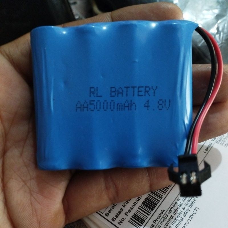 Jual batre cash 5000mah real buat remote control RC Mobil // sperpart ...